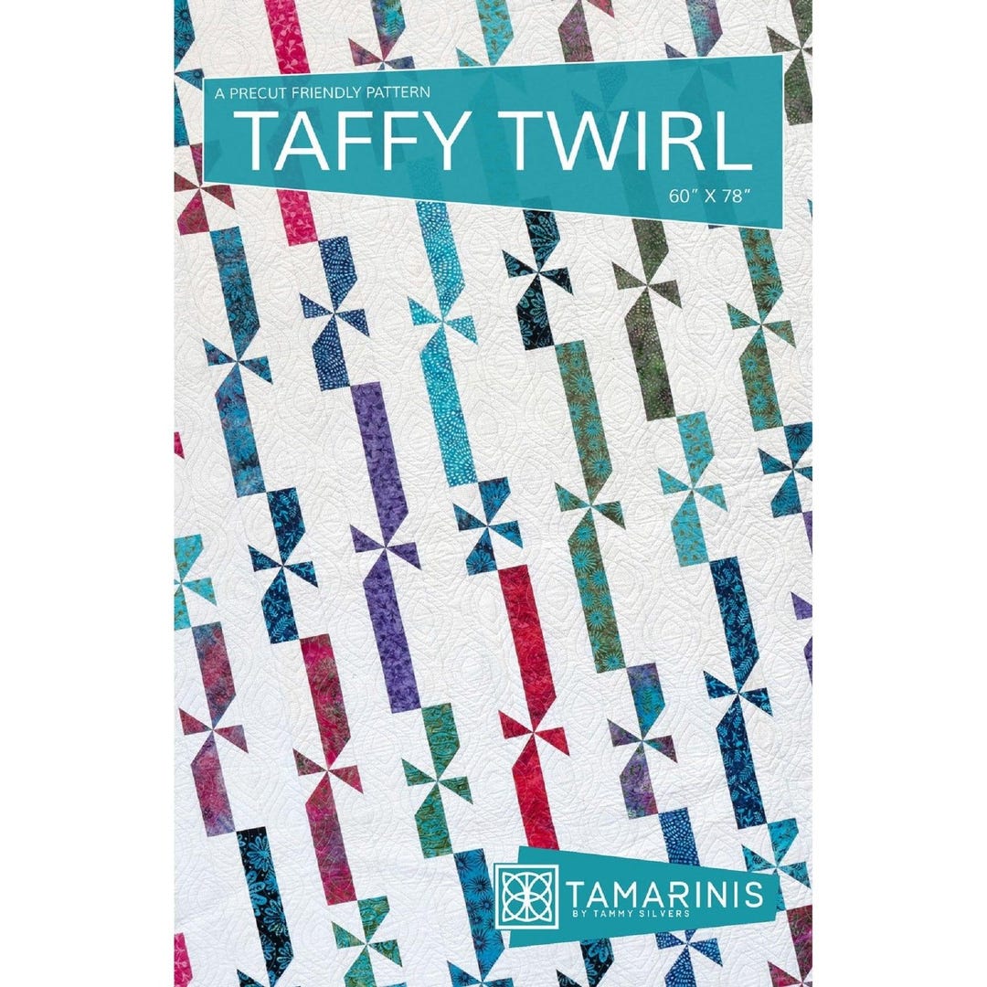 Taffy Twirl Quilt Pattern by Tamarinis-precut Friendly - Etsy