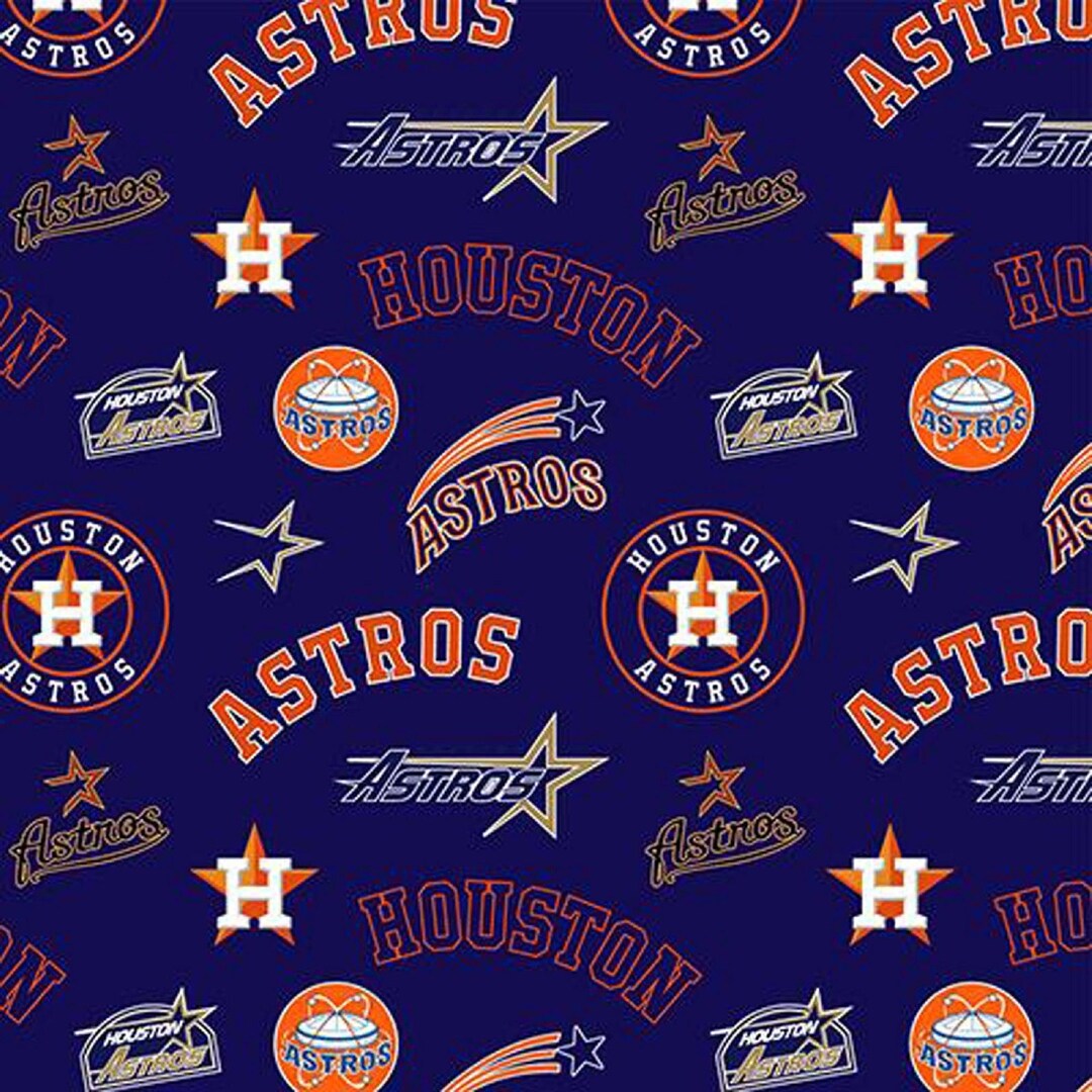 Houston Astros Logos Through the Years-fabric Traditions-bty - Etsy