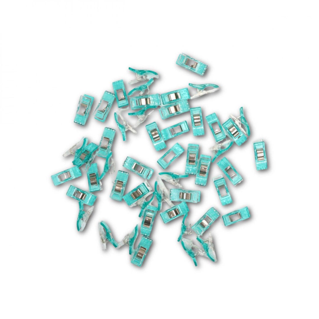 Sewing Clips-50 Aqua Clips-sallie Tomato - Etsy