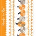 Pumpkins in a Row Pattern by Fig Tree & Co - Etsy
