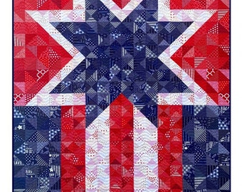 Star Spangled Quilt Pattern - Etsy