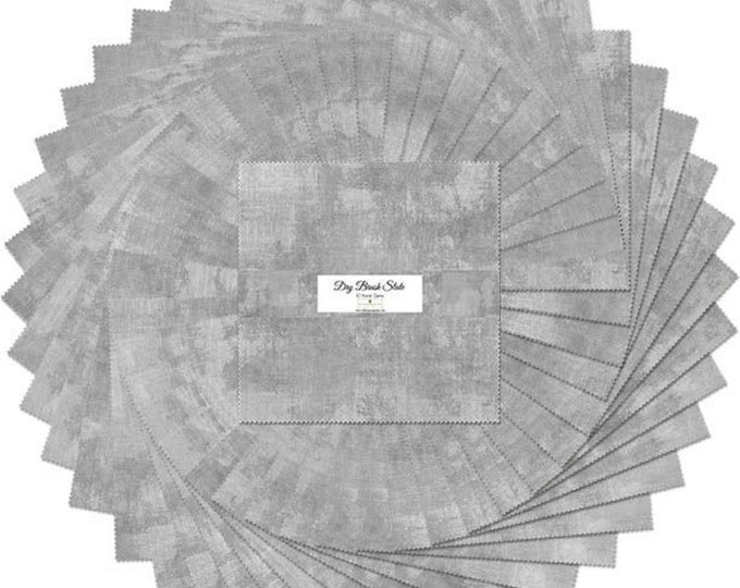 Layer Cake-dry Brushed Slate-40 10 Inch Squares-wilmington Prints - Etsy