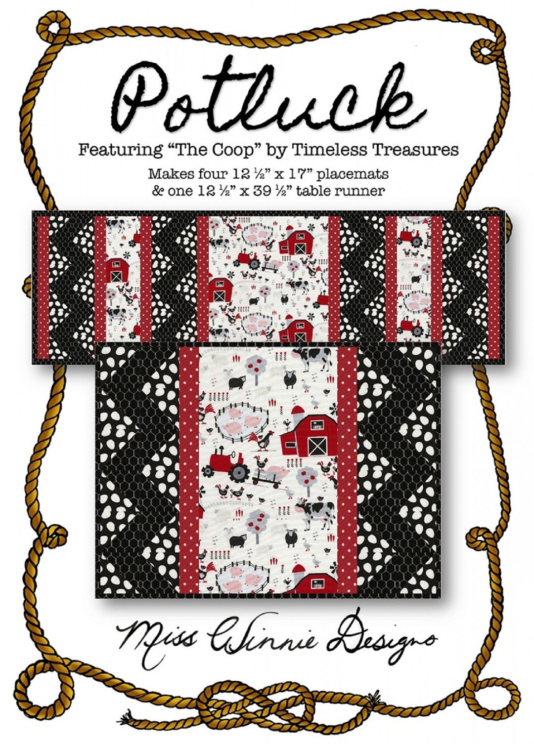 Potluck Pattern by Miss Winnie Designs - Etsy