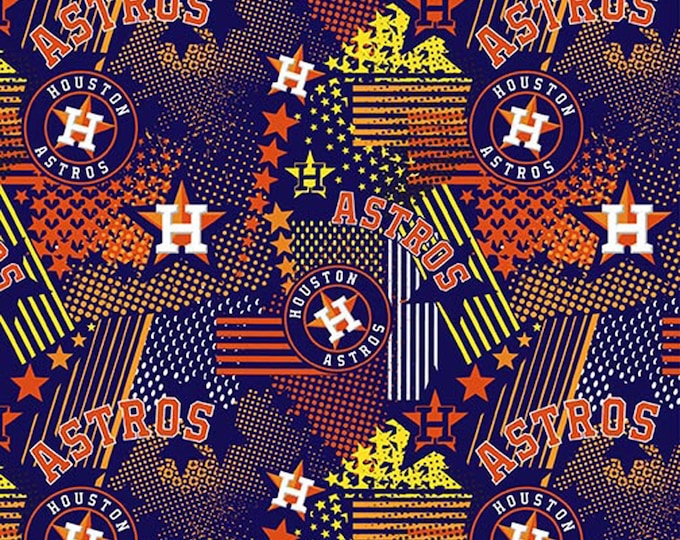 Houston Astros-mlb-fabric Traditions-colorful and Upbeat - Etsy