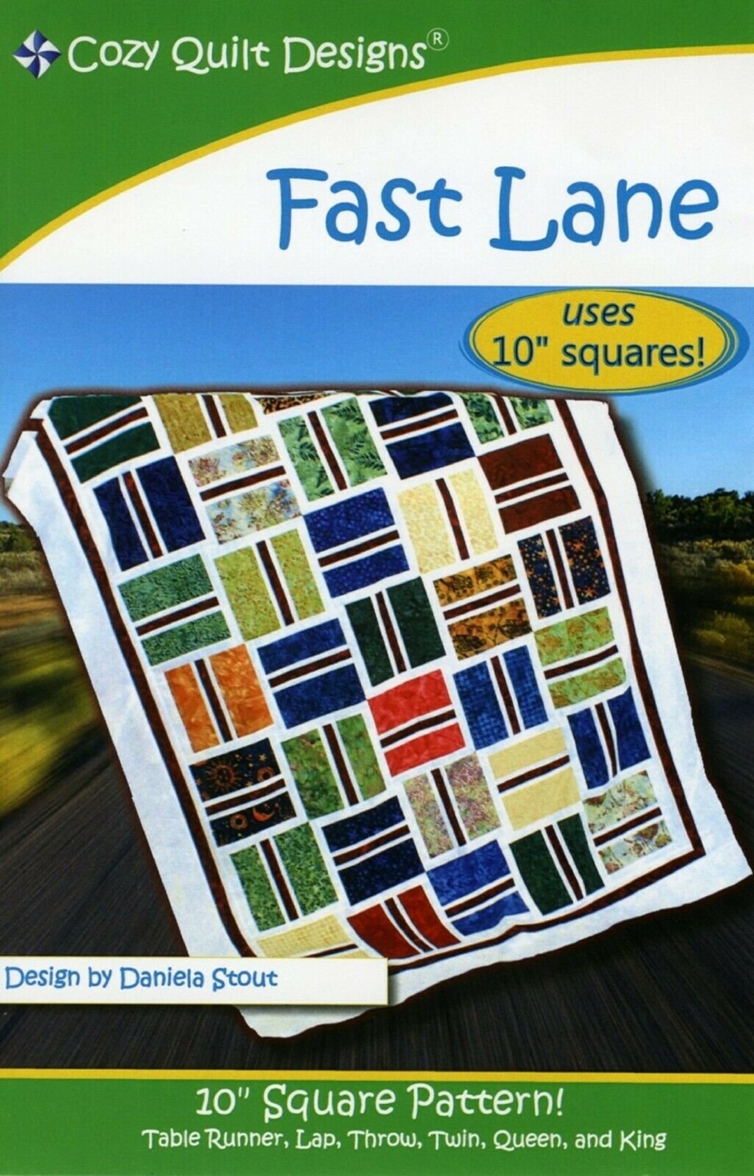 Fast Lane Pattern by Cozy Quilt Designs - Etsy