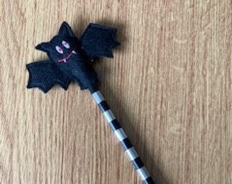Bat Pencil Topper - Etsy