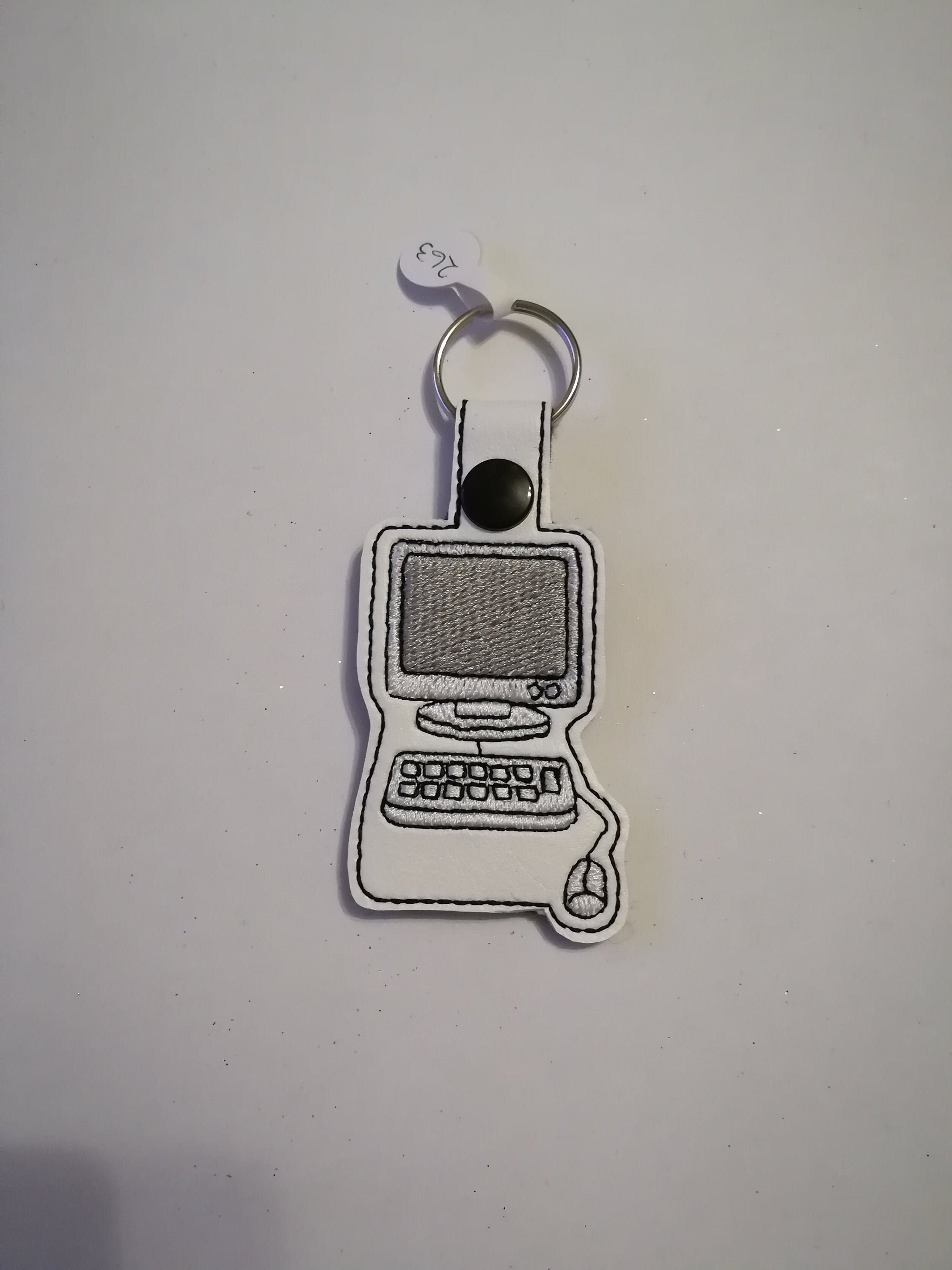 263. Computer Keyring - Etsy UK
