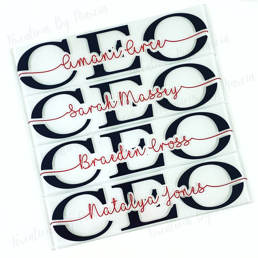 Desk Plaque CEO Plaque Name Plaque Personalize Plaque - Etsy