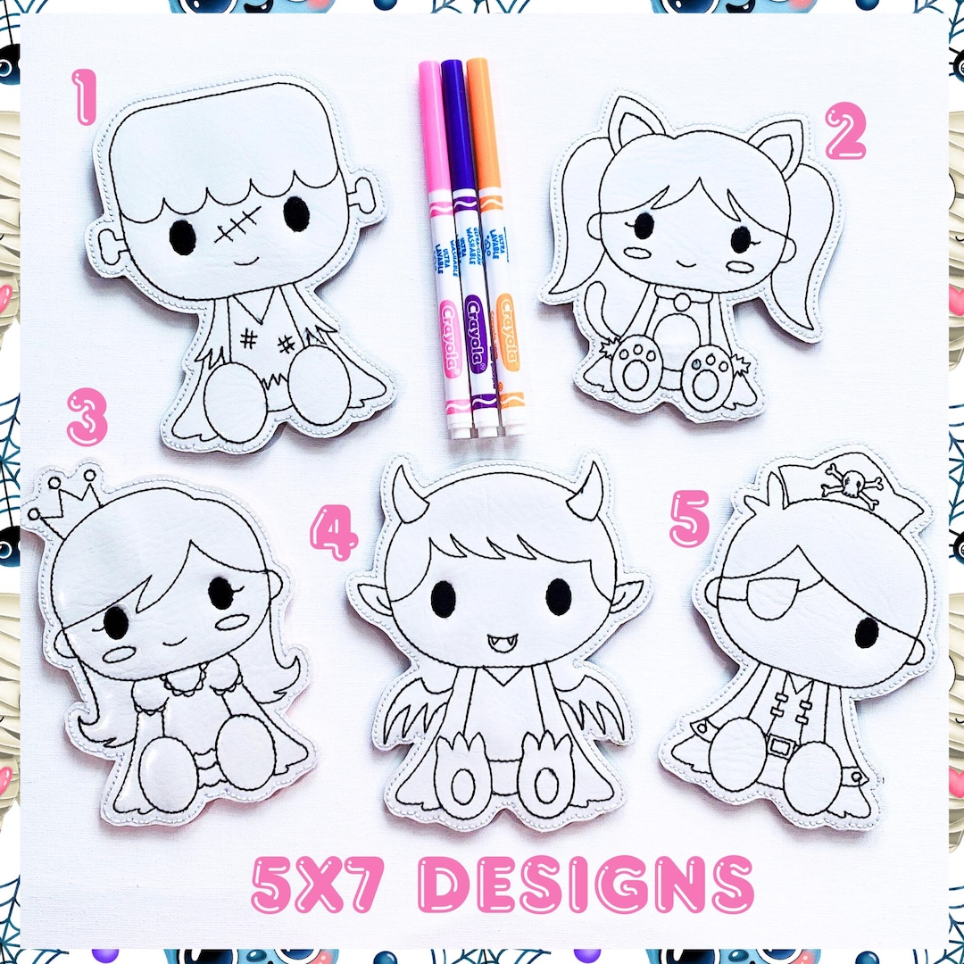 Coloring Pages | Washable Markers | Reusable Coloring Page | Kids ...