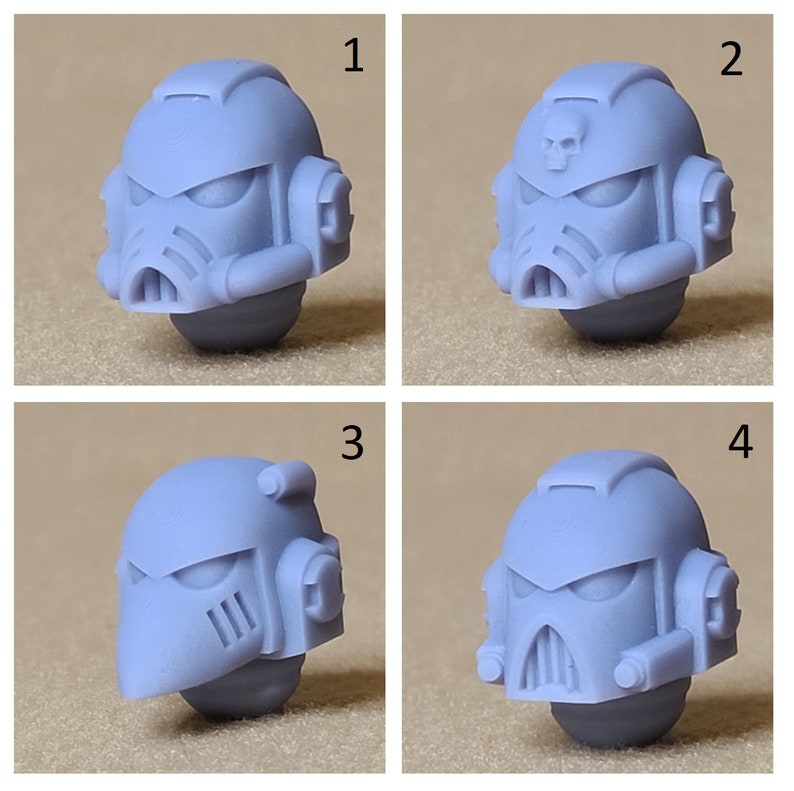 Firstborn Helmets Multiselect Space Marine Custom 1:18 - Etsy