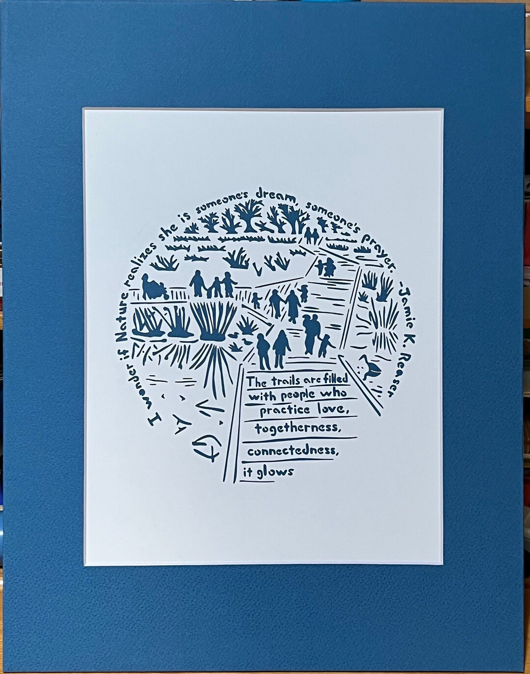 Mother Trees Paper Cut - Jamie K Reaser - Etsy