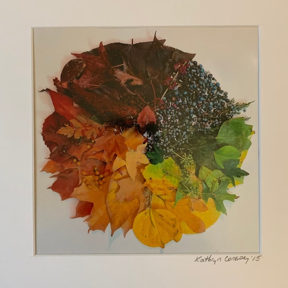 Autumn Color Wheel Framed | Etsy