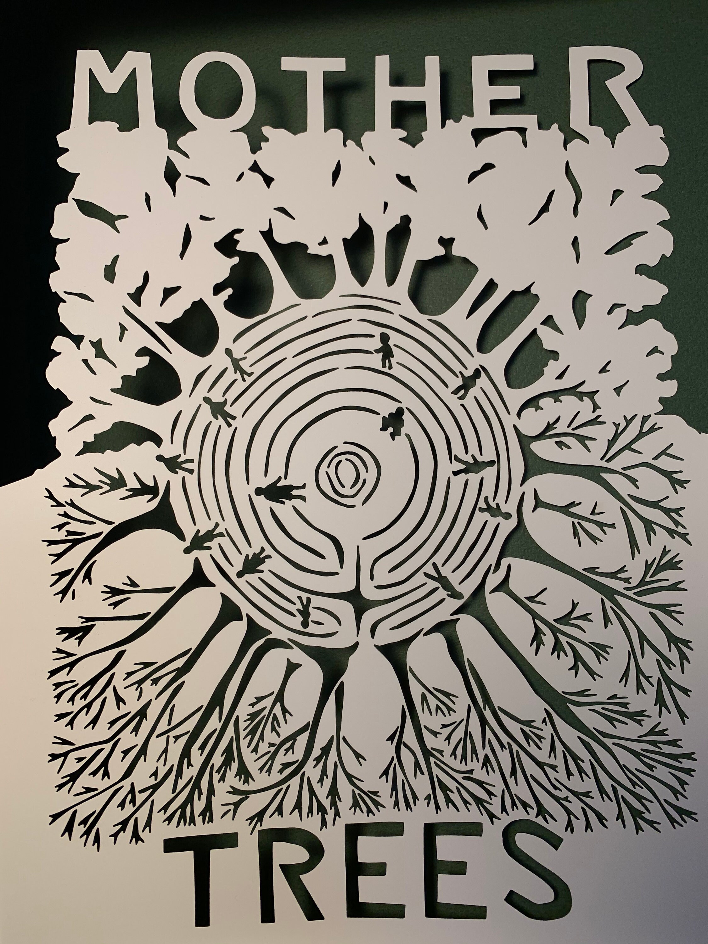 Mother Trees Paper Cut - Etsy