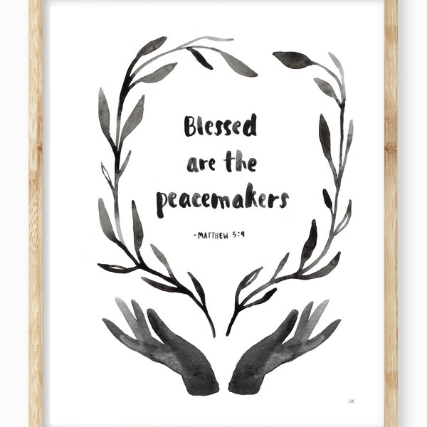 Blessed Are the Peacemakers - Etsy