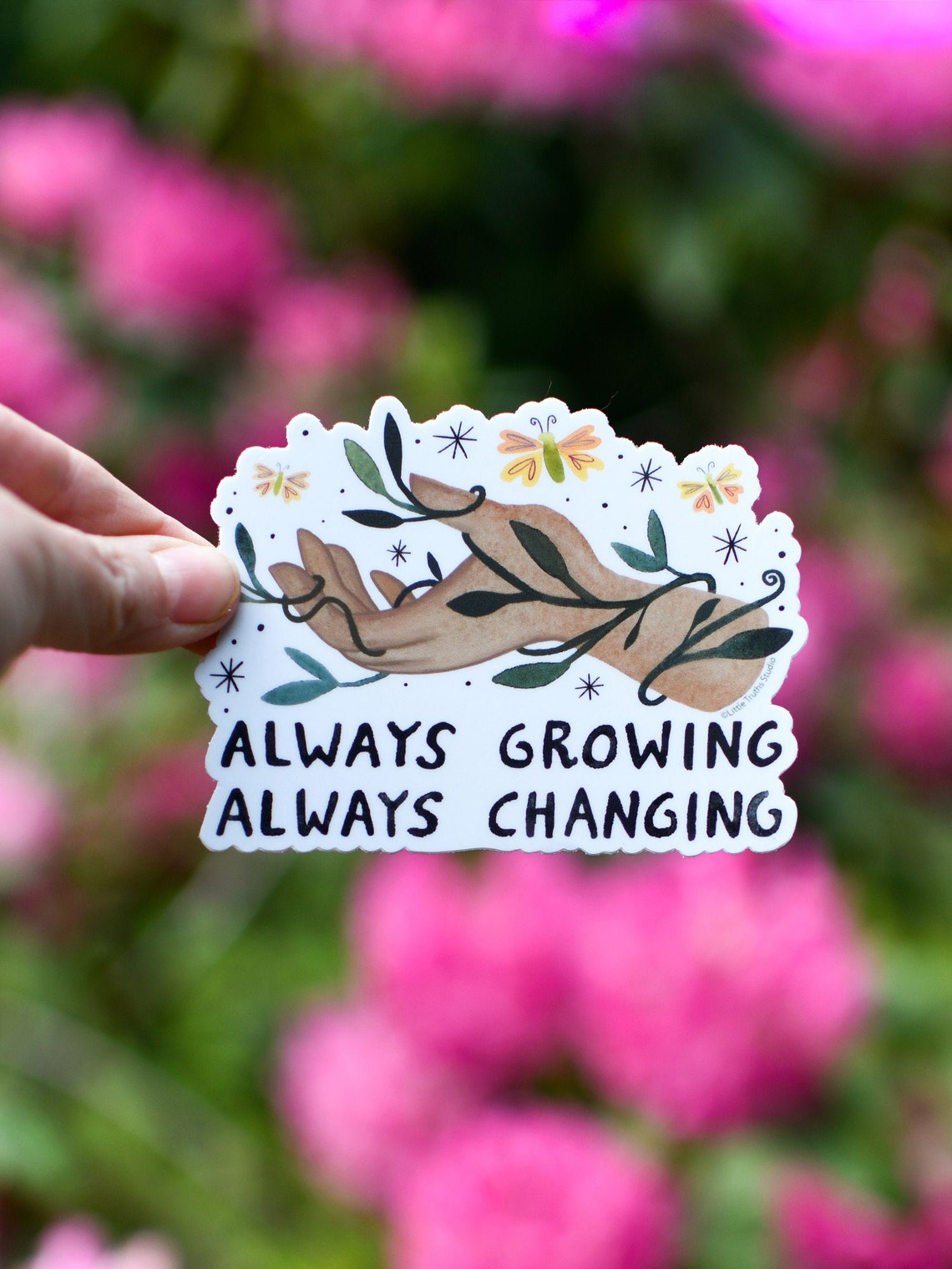 Always Growing Always Changing Vinyl Sticker Waterproof - Etsy