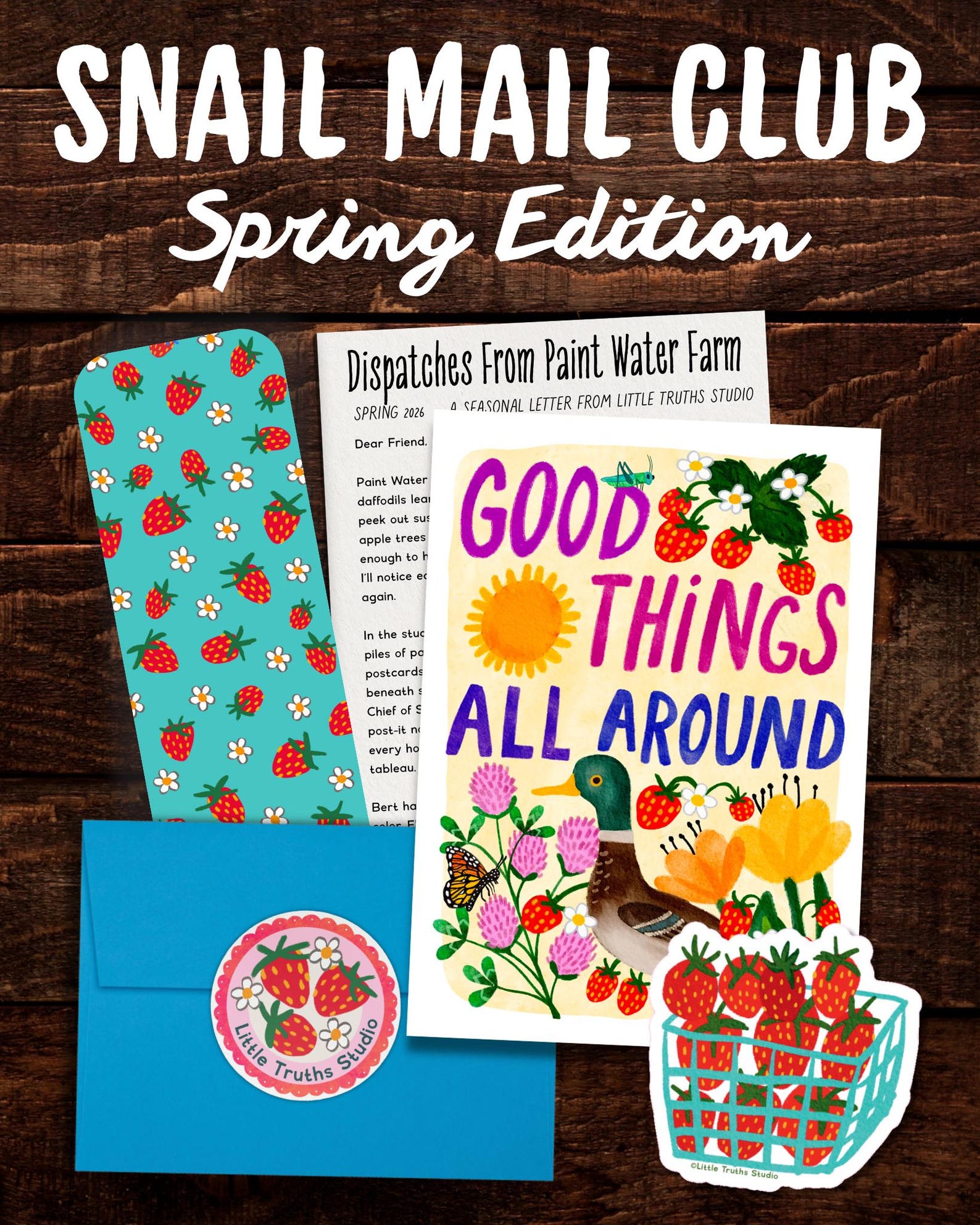 I Love Snail Mail Washi Tape, Wide Craft Tape for Letter Writing ...