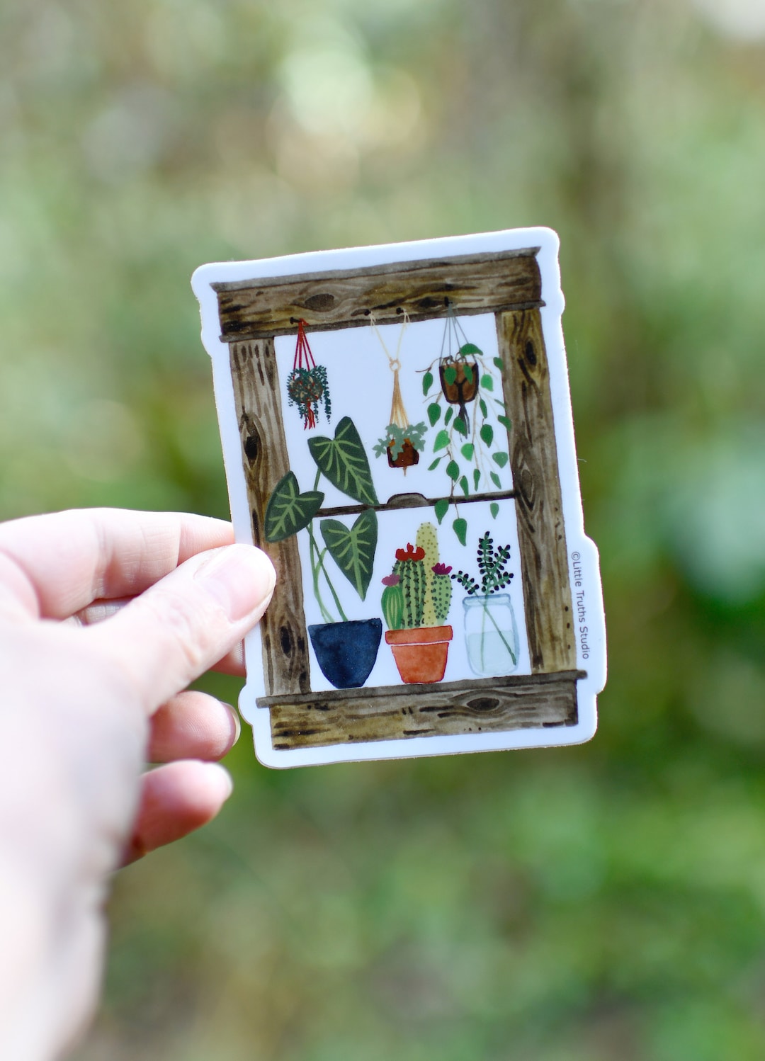 Plants Window Vinyl Sticker Laptop Decal Weatherproof - Etsy