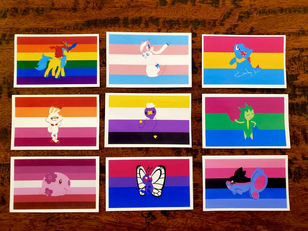 LAST CHANCE | LGBTQ Pokemon Vinyl Stickers | 3 Inches Wide - Etsy