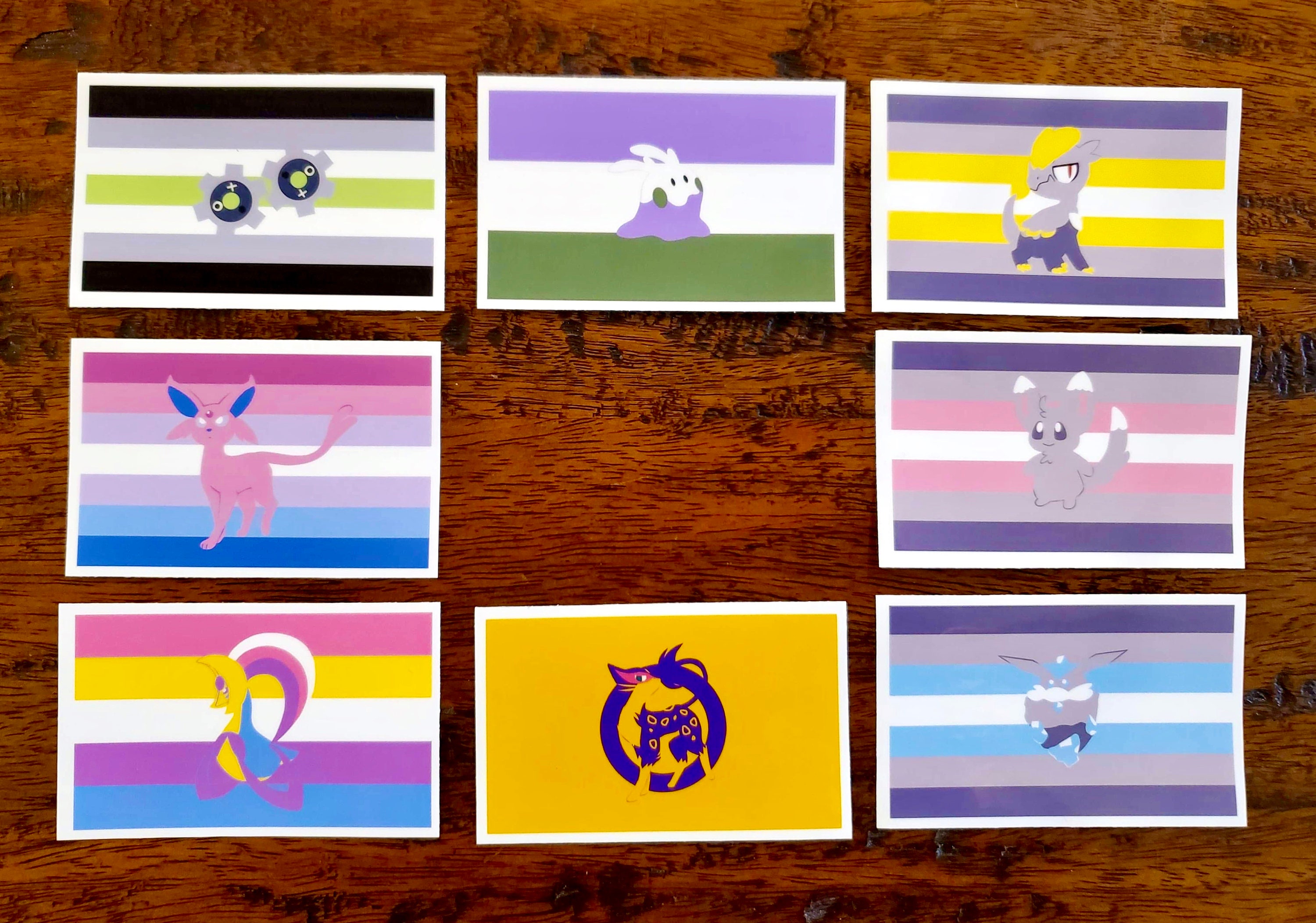LAST CHANCE LGBTQ Pokemon Vinyl Stickers 3 Inches Wide - Etsy Australia