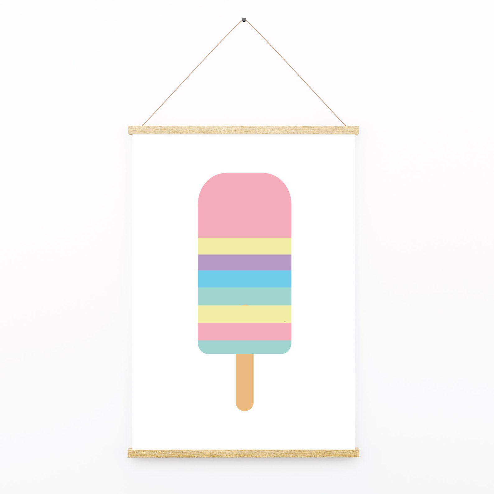 Ice Lolly Print / Summer Wall Art / Home Decor / Ice Lolly | Etsy