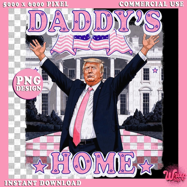 Trump Daddy's Home Tumbler - Etsy