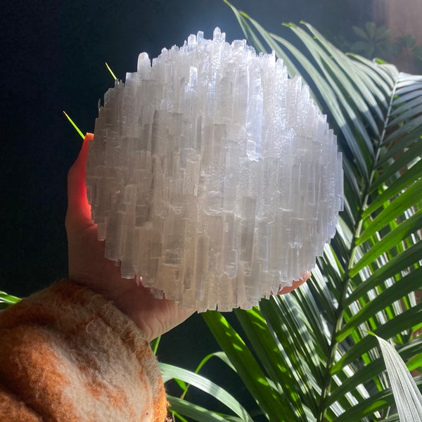 Selenite Moon Wall Decor - Etsy