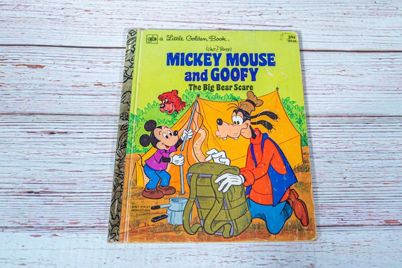 1978 Walt Disney's Mickey Mouse and Goofy the Big Bear - Etsy