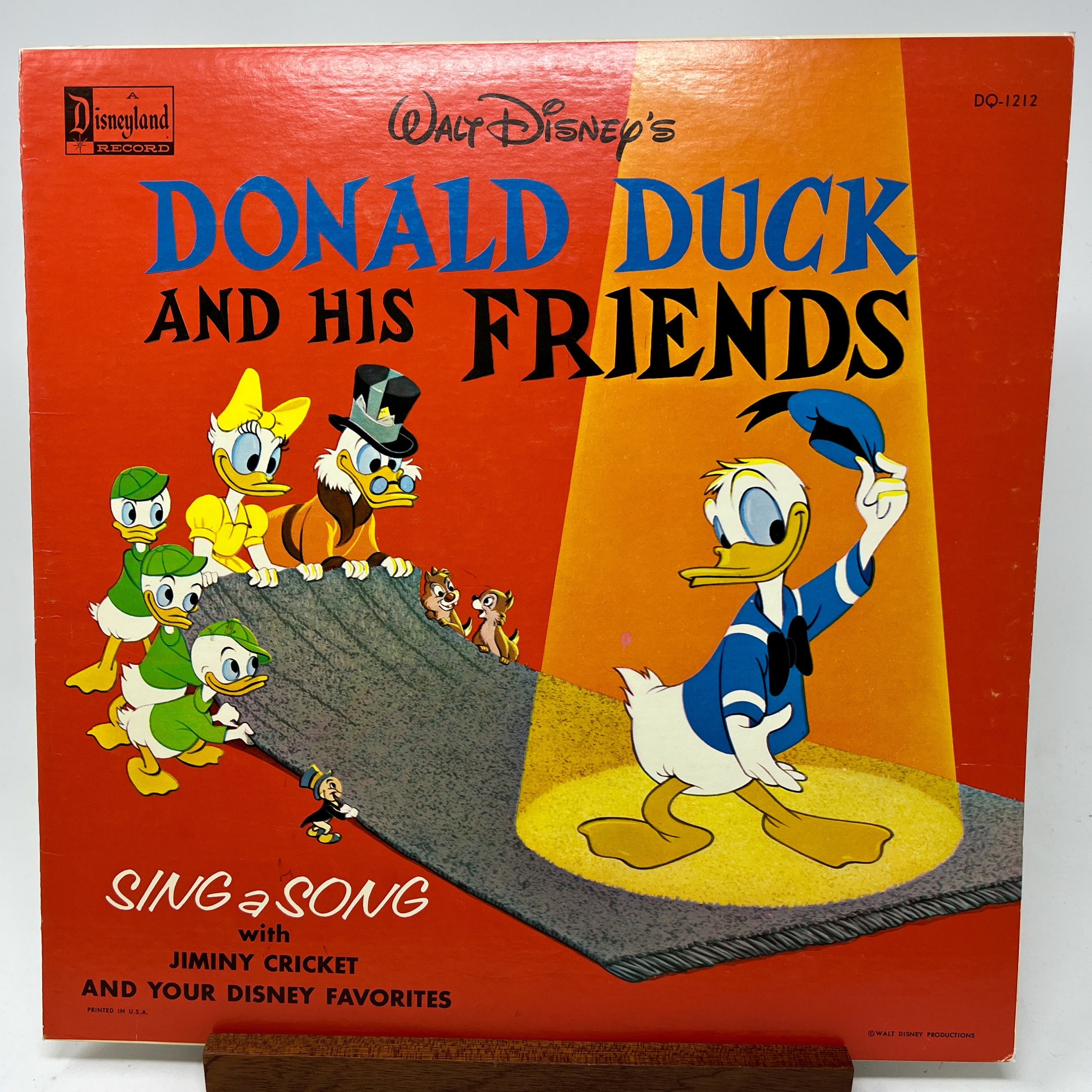 1969 Walt Disney Presents Donald Duck and His Friends Vintage LP Vinyl ...