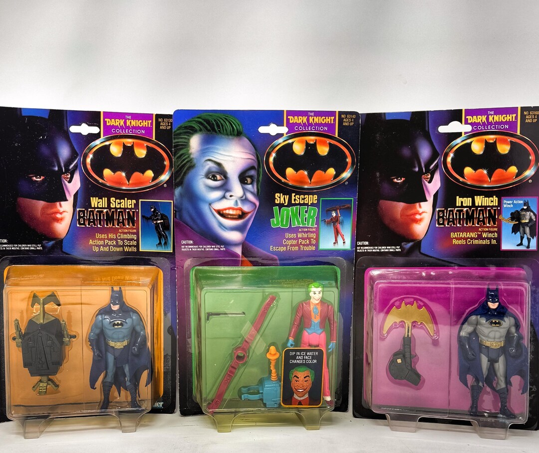 1990 Batman the Dark Knight Collection by Kenner – Vintage LOT - Etsy