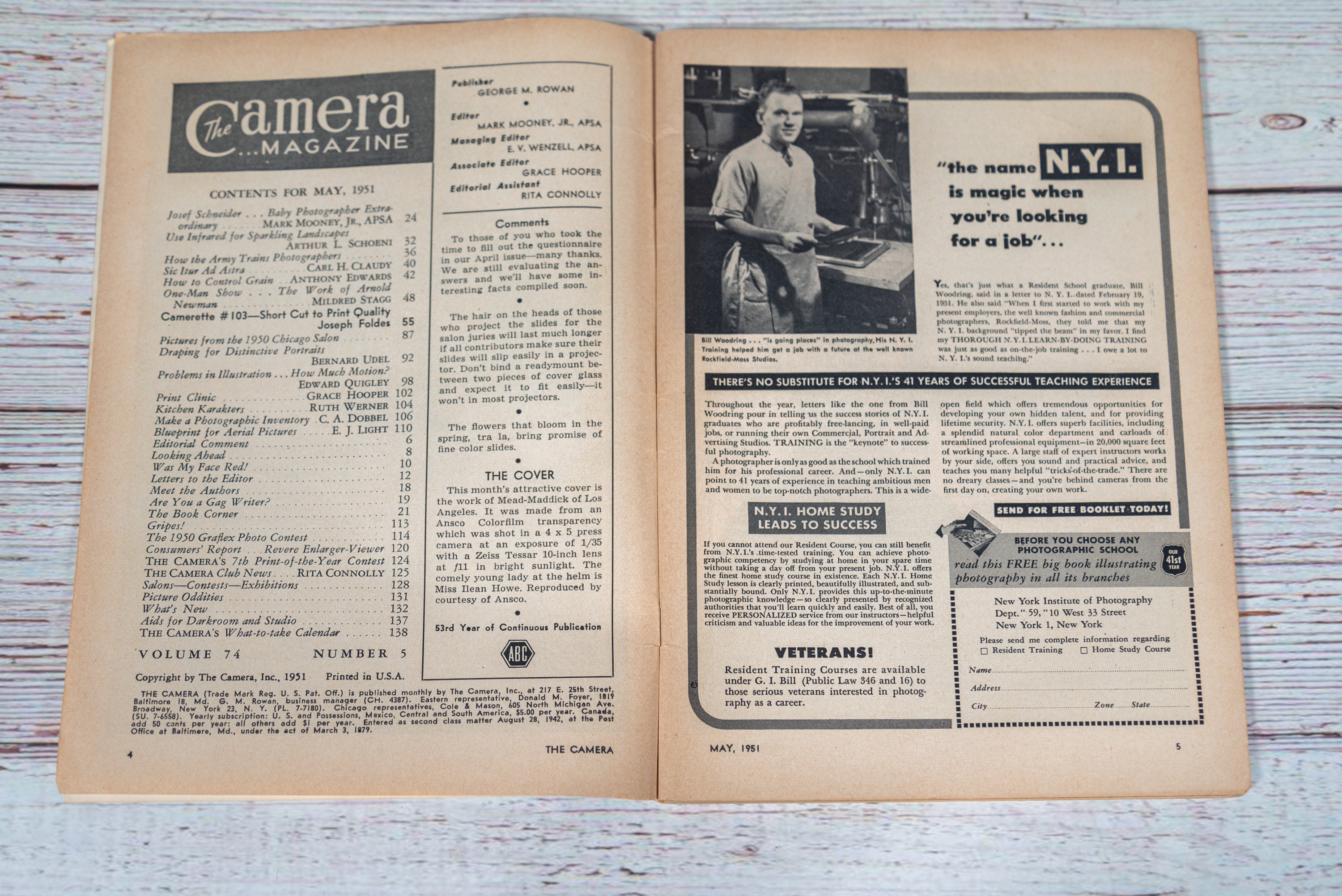 1951 the Camera Magazine Vol. 74 No. 5 May 1951 - Etsy UK