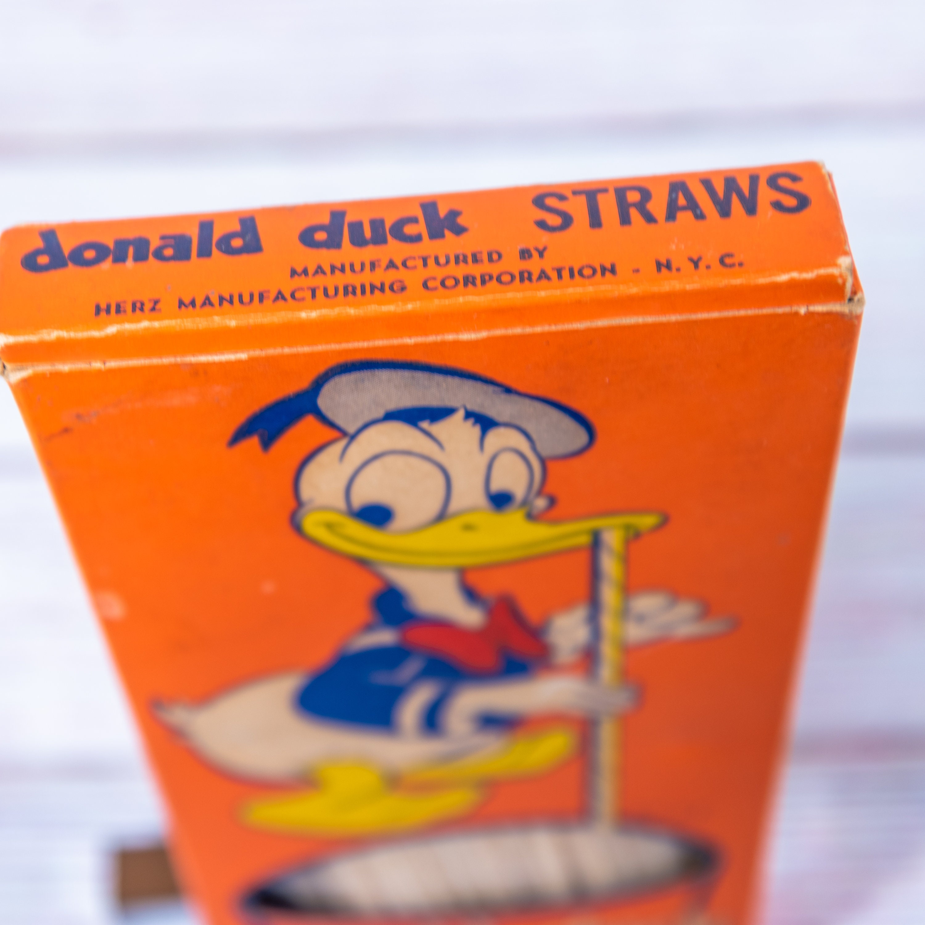 1950s Donald Duck Sunshine Paper Straws in Vintage Box by Herz - Etsy