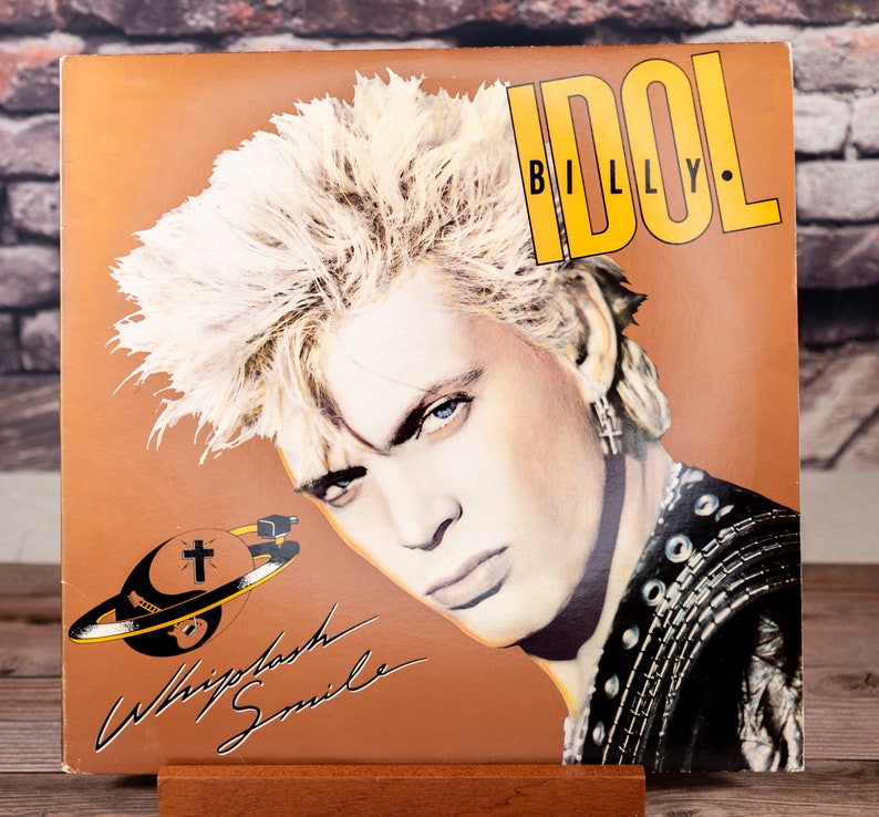 1986 Promo Billy Idol Whiplash Smile Vintage LP Vinyl Record Album First Pressing Chrysalis OV ...