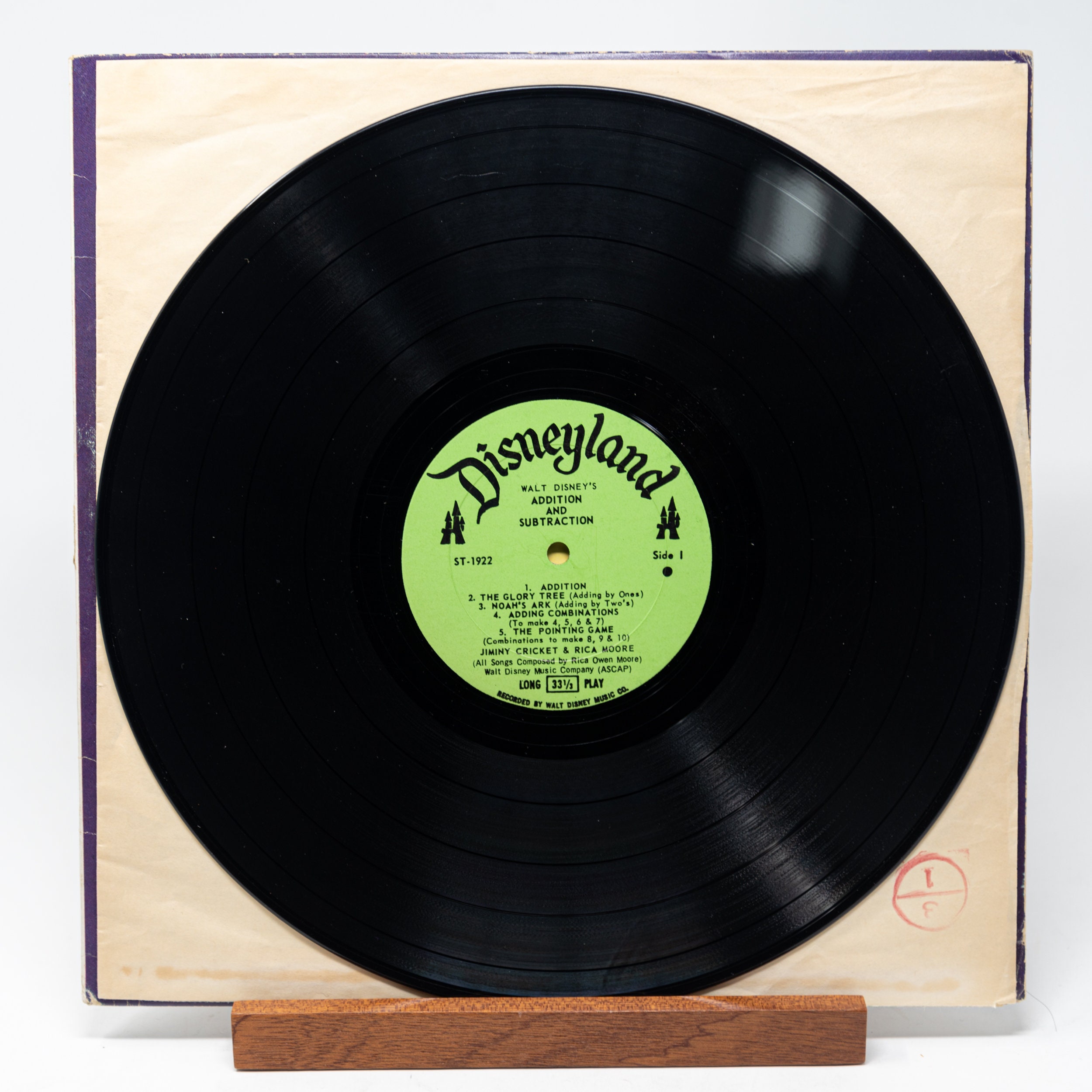 1963 Disney's Addition and Subtraction Featuring Jiminy Cricket & Rica ...