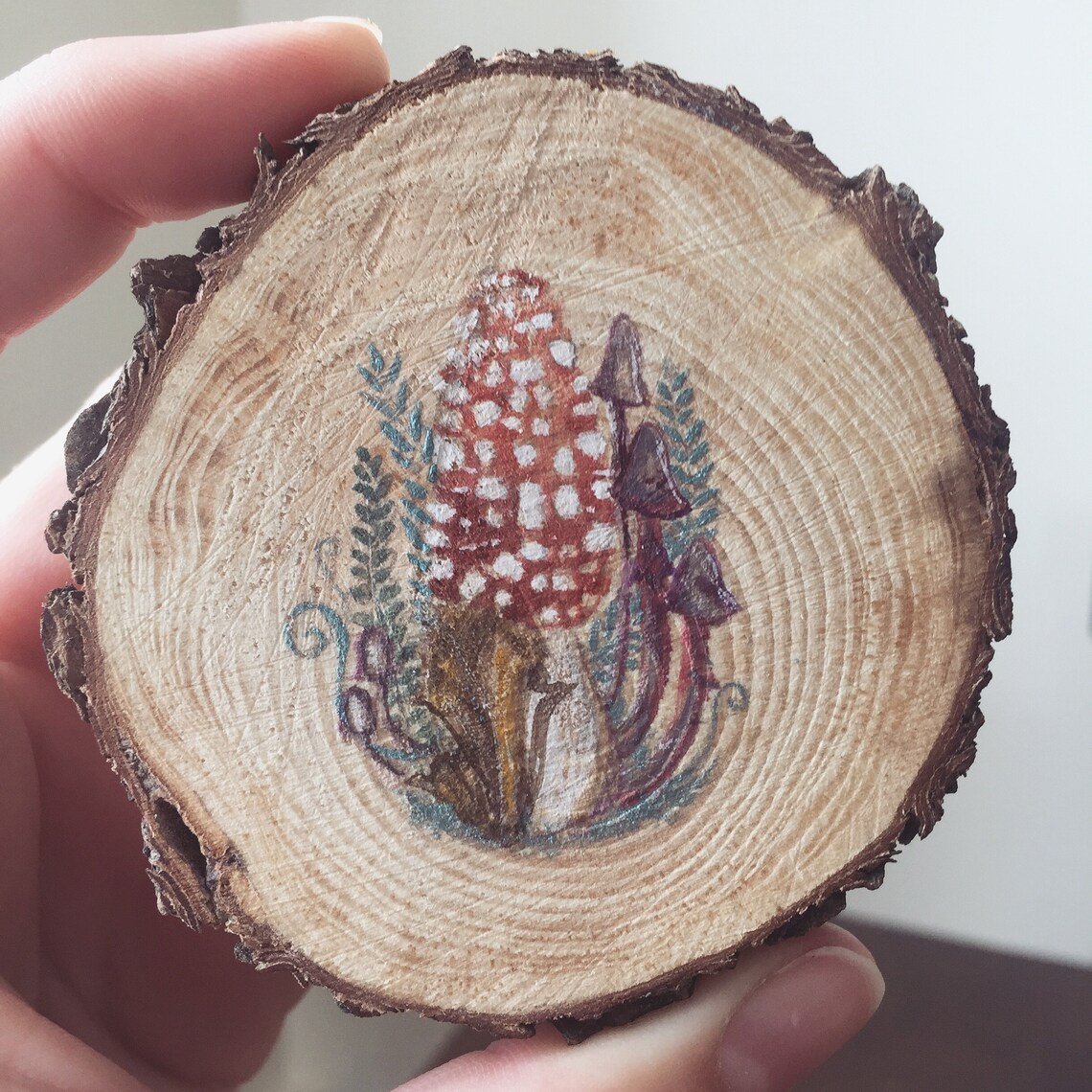 Hand Painted Wooden Magnet Original Watercolour Paintings on - Etsy Canada