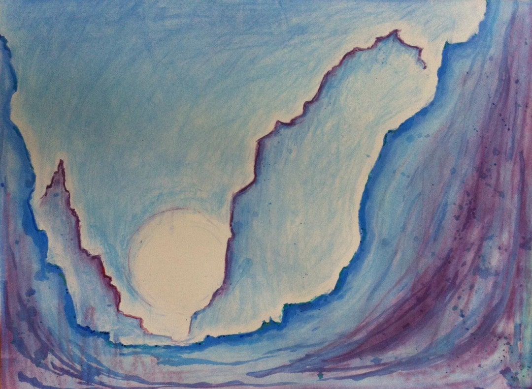 Original Pastel Drawing on Stonehenge Paper - 22"x30" - Uncharted ...