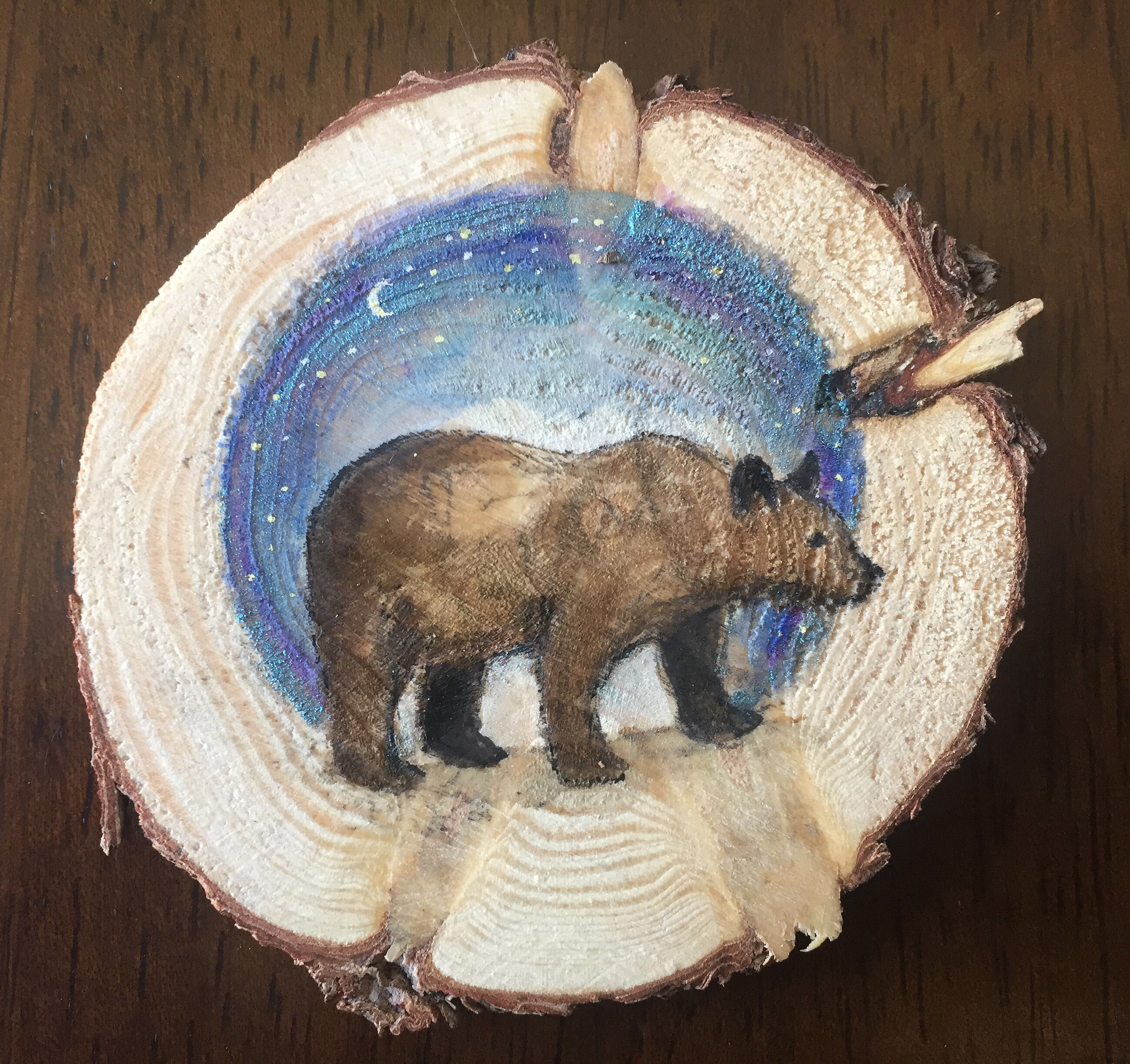 Hand Painted Wooden Magnet Original Watercolour Paintings on - Etsy Canada