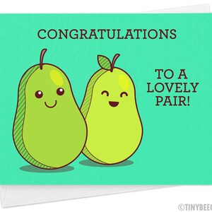 Buy Funny Wedding Card Congratulations to A Lovely Pair Cute Wedding or ...