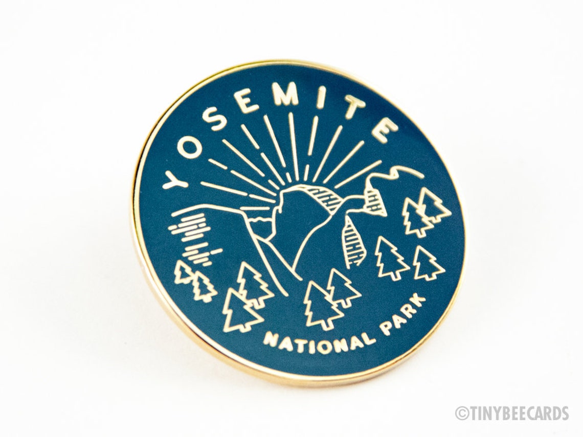 Yosemite Enamel Pin National Park Lapel Pin Gift Cloisonne | Etsy