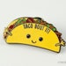 Funny Taco Hard Enamel Pin taco Bout It Foodie Gift Lapel Pin ...