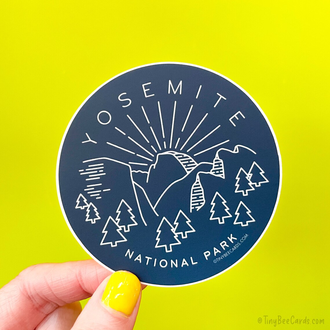Yosemite National Park Sticker Nature Lover Outdoorsy - Etsy