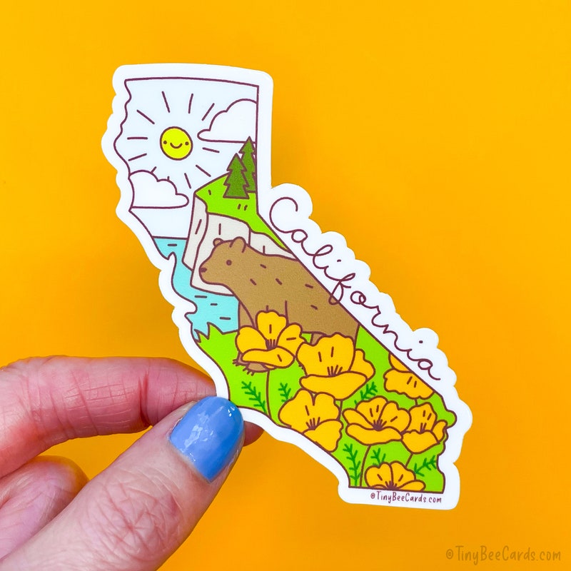 California Car Decal - Etsy