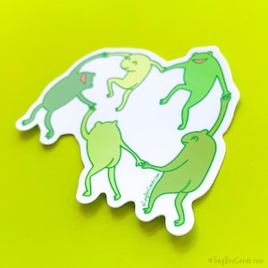 Matisse the Dance Frogs Vinyl Sticker - Classic Art History Funny ...