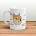Funny Doge Mug Internet Meme Shibe Doge Wow Coffee Plz | Etsy