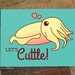 Funny Love or Anniversary Card let's Cuttle Cuttlefish Love Card, for ...