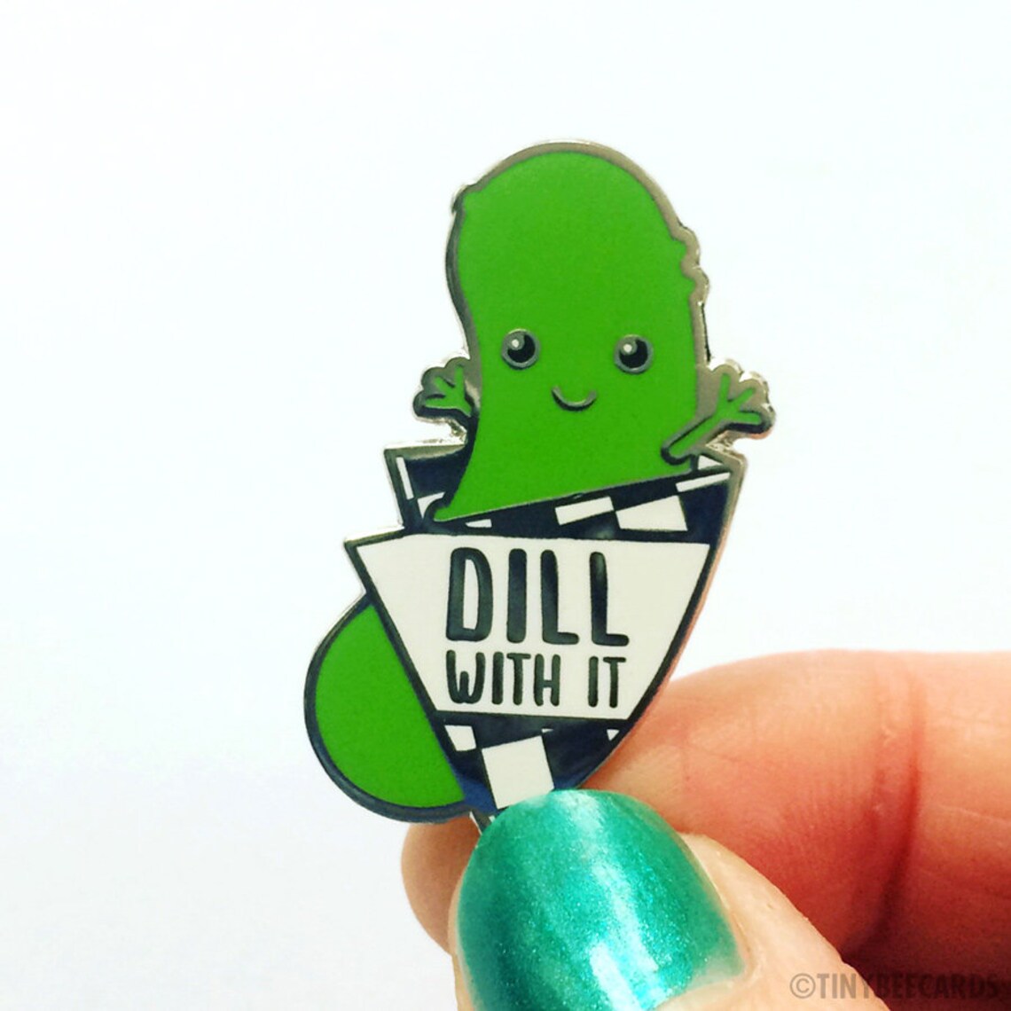 Funny Pickle Hard Enamel Pin dill With It Foodie - Etsy Canada