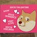 Funny Valentine Card such Valentine Doge - Etsy
