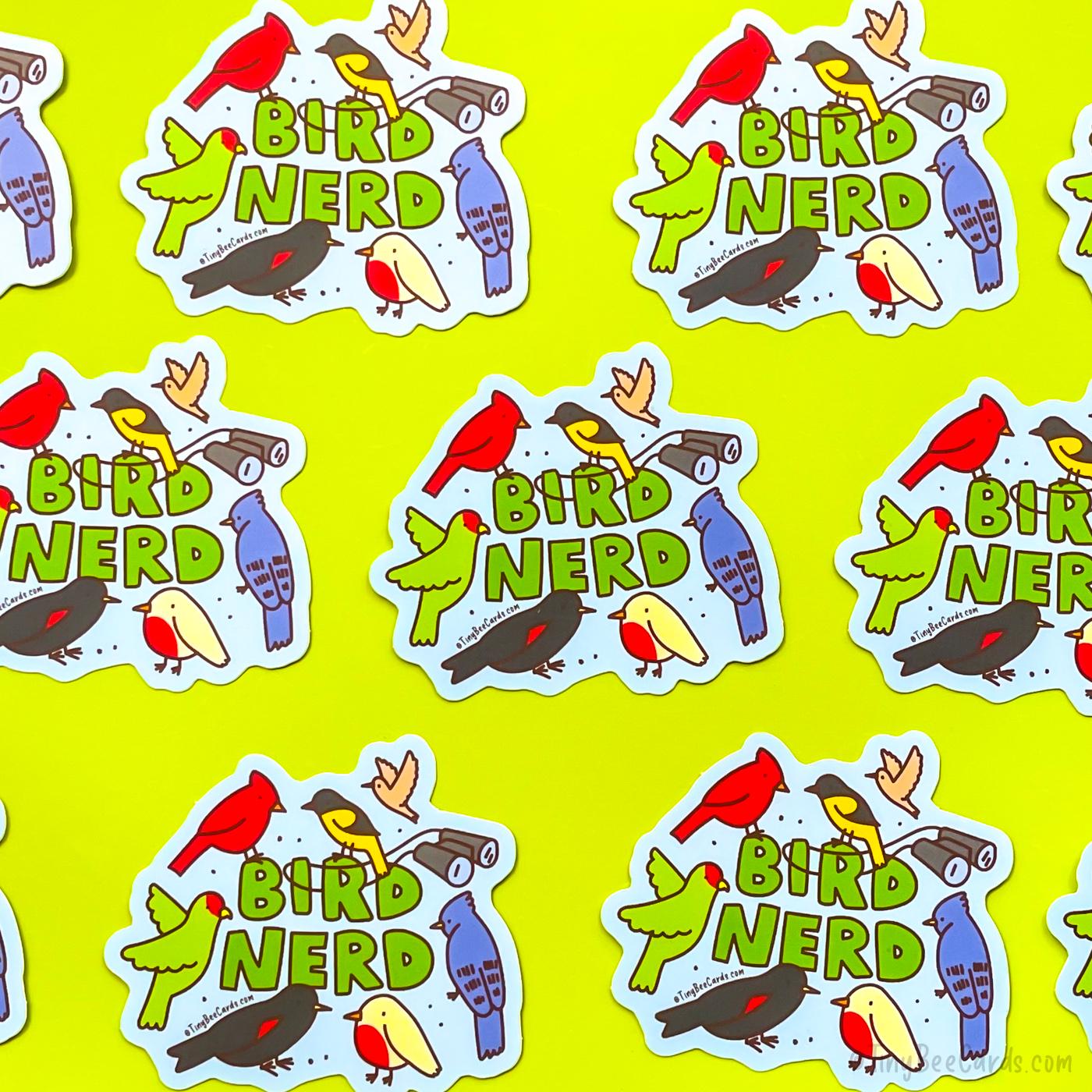 Bird Nerd Vinyl Sticker - Bird Watcher Animal Lover Birding Gift - Etsy