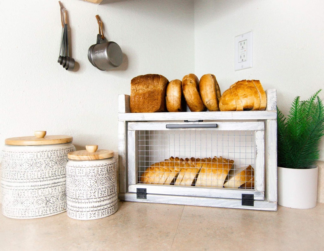 Breadbox, Chicken Wire Box, Decorative Box, Farmhouse Box, Counter ...