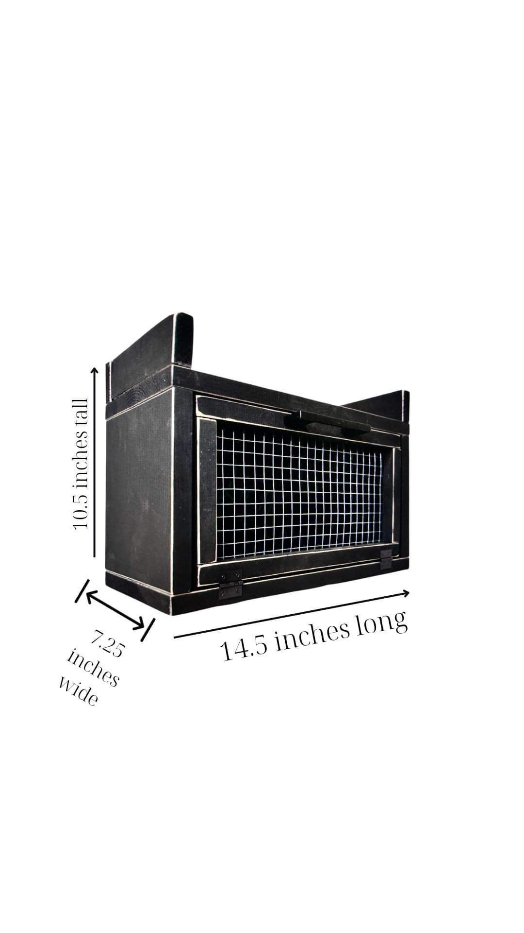 Breadbox, Chicken Wire Box, Decorative Box, Farmhouse Box, Counter ...