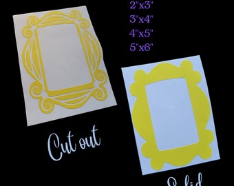 FRIENDS Yellow Frame Vinyl Decal Sticker FRIENDS Vinyl Sticker FRIENDS ...